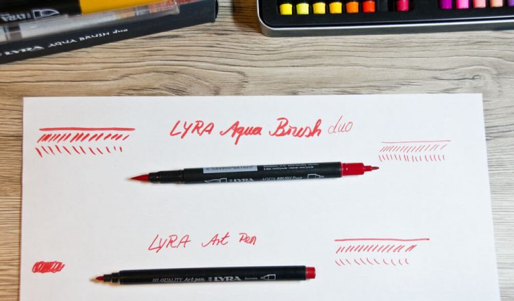 Vorstellung: LYRA Art Pen und Aqua Brush duo Filzstifte